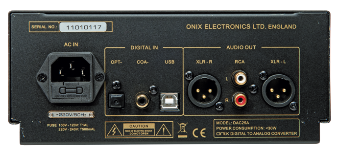 ONIX DAC 25A | haute fidélité